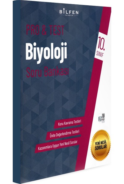 Bilfen Yayıncılık 10. Sınıf Pro&Test Biyoloji Soru Bankası