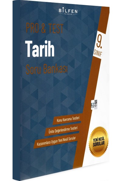Bilfen Yayıncılık 9. Sınıf Pro&Test Tarih Soru Bankası Bilfen Yayıncılık 9. Sınıf Pro&Test Tarih Soru Bankası