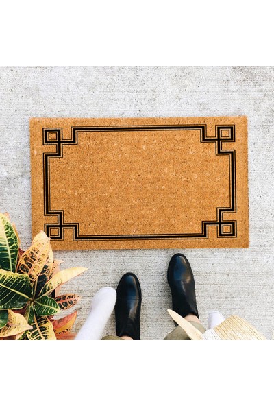 Fekarehome Çerçeve Desenli Paspas