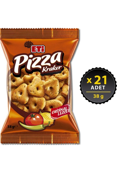 Eti Pizza Kraker 38 g x 21 Adet