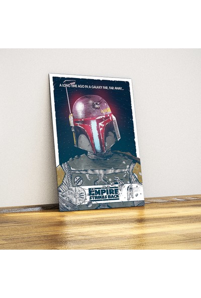 Javvuz - Boba Fett Star Wars- Dekoratif Metal Poster Javvuz - Boba Fett Star Wars- Dekoratif Metal Poster