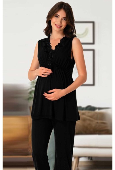 Görsin Hamile Tunik Siyah S
