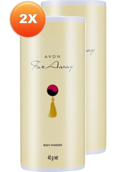 Avon Far Away Pırıltılı Vücut Pudrası 40 Gr. Ikili Set