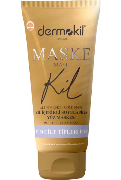 Dermokil Kil Içerikli Soyulabilir Gold Maske 75ml