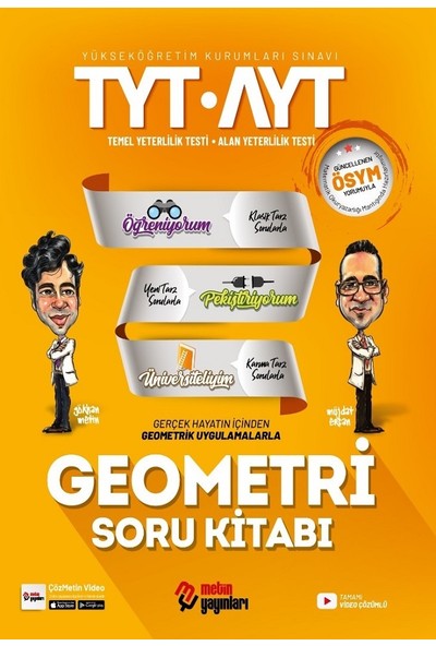 Metin Yayınları TYT - AYT Geometri Soru Kitabı 2020