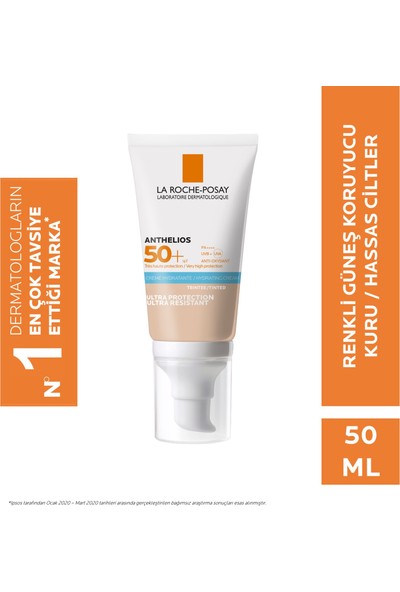La Roche-Posay Anthelios Ultra SPF50+ Tinted BB Cream 50 ml La Roche-Posay Anthelios Ultra SPF50+ Tinted BB Cream 50 ml