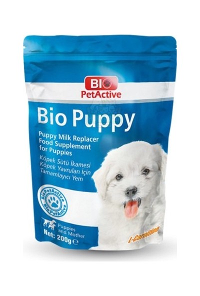 Bio Pet Active Puppy Milk Powder Yavru Köpek Süt Tozu 200 gr Bio Pet Active Puppy Milk Powder Yavru Köpek Süt Tozu 200 gr