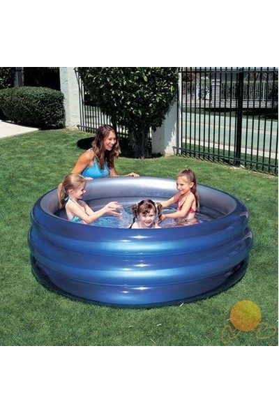 Bestway 3 Halkalı Metalik Aile Havuzu - 51043 Bestway 3 Halkalı Metalik Aile Havuzu - 51043