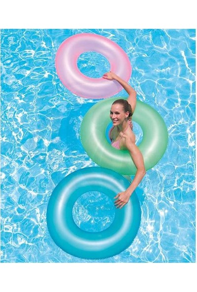 Bestway Fosforlu Şişme Simit 76 cm Bestway Fosforlu Şişme Simit 76 cm