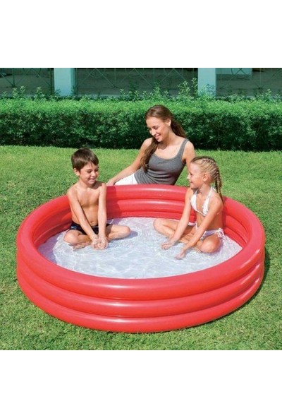 Bestway 51026 Üç Bölmeli Kırmızı Havuz 152 x 30 Cm Bestway 51026 Üç Bölmeli Kırmızı Havuz 152 x 30 Cm