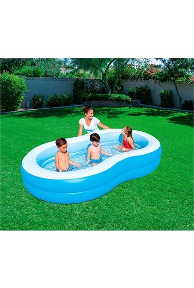 Bestway Jumbo Oval Şişme Havuz 262 x 157 cm BW54117