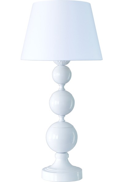 Vinner Beyaz Kaplama 3'lü Küre Abajur - Kar Beyaz