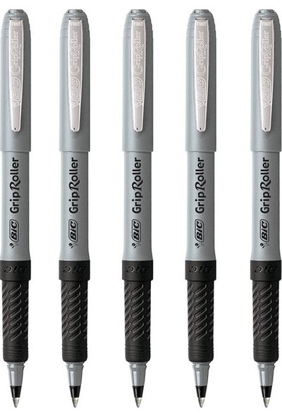 Bic Grip Roller Kalem 0,7 mm 5'li Siyah