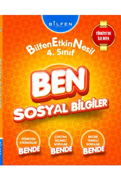 Bilfen Yayıncılık 4. Sınıf Ben Sosyal Bilgiler
