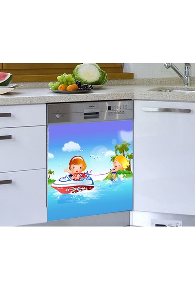 Jasmin Bulaşık Makinesi Sticker Çocuk Tekne