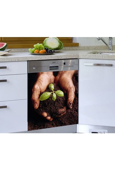 Jasmin Bulaşık Makinesi Sticker Bitki