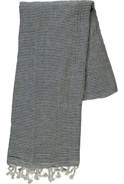 Lalay Peştemal Şal Incif Duble İnce Çizgili Pamuk Lacivert 90 x 170 cm Lalay Peştemal Şal Incif Duble İnce Çizgili Pamuk Lacivert 90 x 170 cm