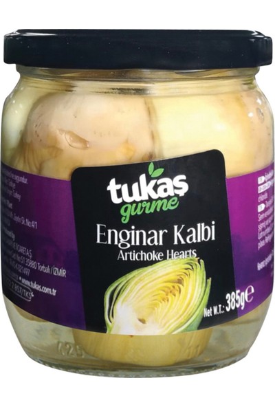 Tukaş Enginar Kalbi 385 gr Tukaş Enginar Kalbi 385 gr