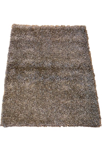 Şark Halı El Dokuma Shaggy Halı Kahve
