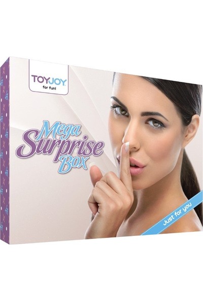 TOY JOY Mega Surprise Box 10 Parça Çiftlere Özel Set TOY JOY Mega Surprise Box 10 Parça Çiftlere Özel Set