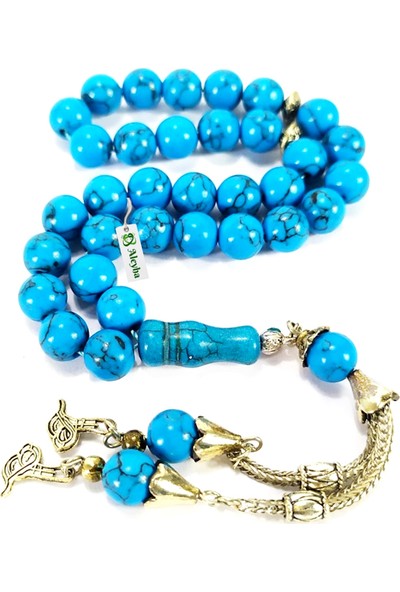 Aleyha1 Mavi Firuze Taşı Tesbih Aleyha1 Mavi Firuze Taşı Tesbih