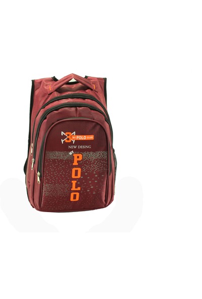 My Polo Seyehat, Okul Çantası, Günlük Sırt Çantası Bordo