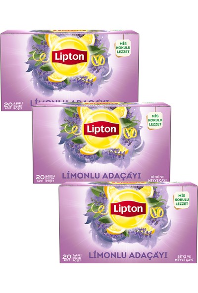 Lipton Bardak Poşet Bitki Çayı Adaçayı 20'Li x 3 Adet Lipton Bardak Poşet Bitki Çayı Adaçayı 20'Li x 3 Adet