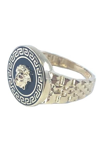 Usta Kuyumculuk Versace Sarı Altın Yüzük