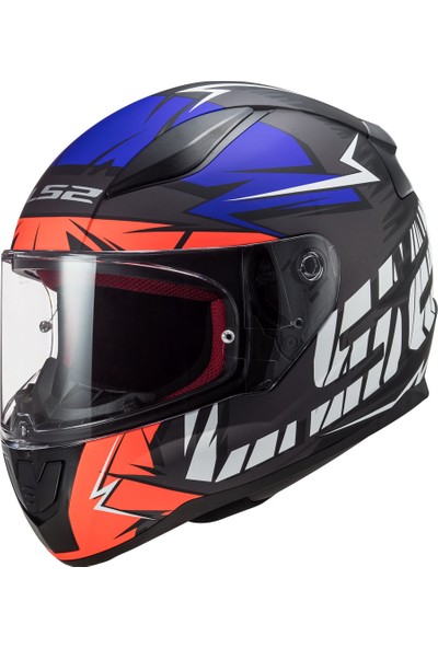 Ls2 Rapıd Cromo Mat Turuncu-Mavi Kask Ls2 Rapıd Cromo Mat Turuncu-Mavi Kask