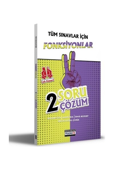 Benim Hocam Yayınları Tüm Sınavlar İçin Fonksiyonlar 2 Soru 2 Çözüm Fasikülü