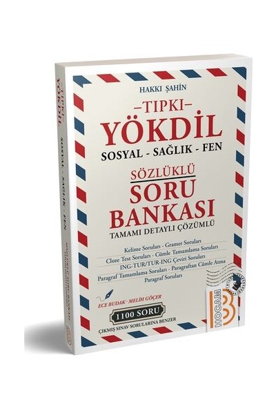 Benim Hocam Yayınları YÖKDİL Sosyal Sağlık Fen Sözlüklü Soru Bankası Benim Hocam Yayınları YÖKDİL Sosyal Sağlık Fen Sözlüklü Soru Bankası