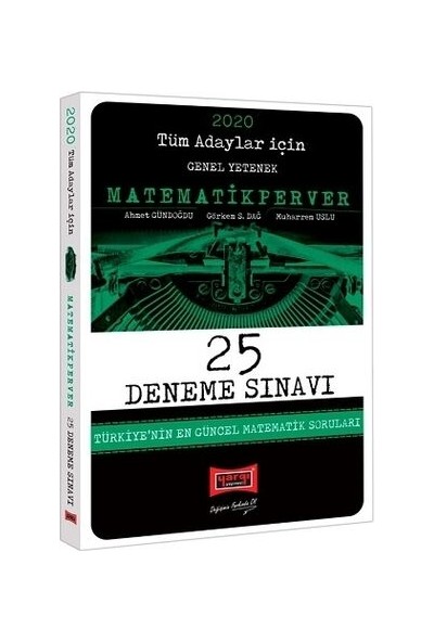Yargı Yayınları 2020 Tüm Adaylar İçin MatematikPerver 25 Deneme Sınavı
