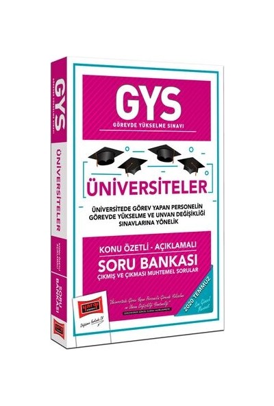 Yargı Yayınevi GYS Üniversiteler Konu Özetli Soru Bankası Yargı Yayınevi GYS Üniversiteler Konu Özetli Soru Bankası