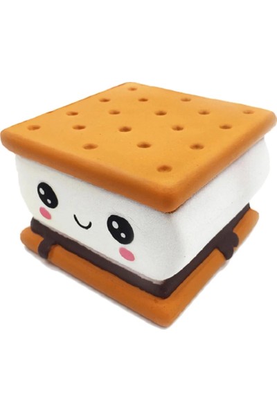 Şeker Ofisi Bisküvi Arası Lokum Marshmallow Squishy Oyuncak Şeker Ofisi Bisküvi Arası Lokum Marshmallow Squishy Oyuncak