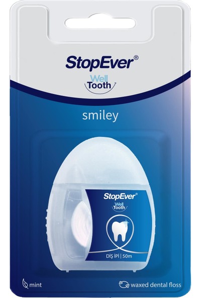 Stopever Well Tooth Smıley Diş Ipi 50 m
