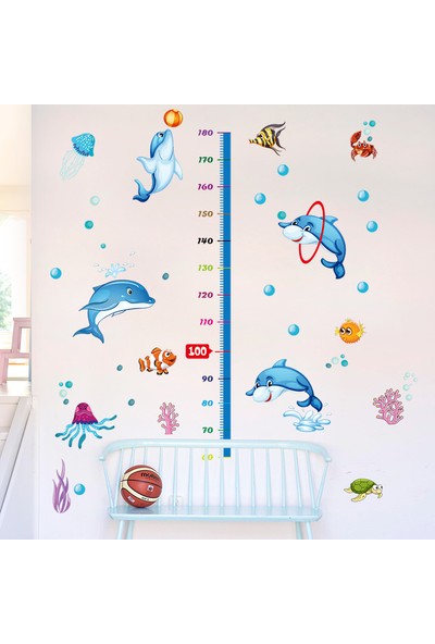 Crystal Kids Boy Ölçen Yunuslar Bebek Odası Dekoru Duvar Süsü Sticker Crystal Kids Boy Ölçen Yunuslar Bebek Odası Dekoru Duvar Süsü Sticker