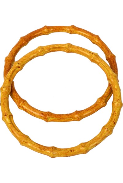 Nilden Hobi Bambu Görünümlü Çanta ve Makrome Sap 15 cm 2'li Nilden Hobi Bambu Görünümlü Çanta ve Makrome Sap 15 cm 2'li