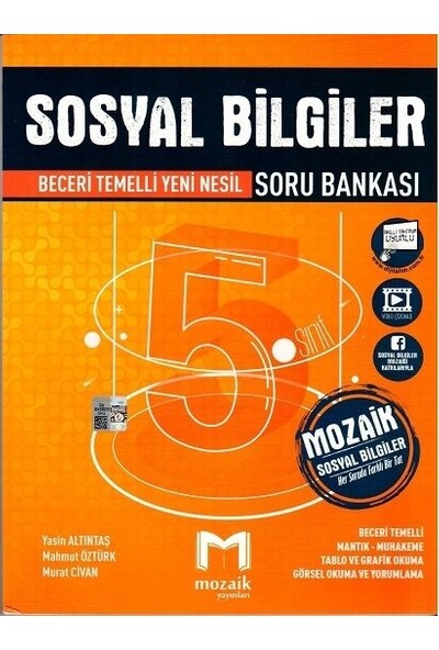Mozaik Yayınları 5. Sınıf Sosyal Bilgiler Soru Bankası - Mahmut Öztürk
