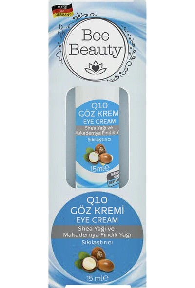 Bee Beauty Q10 Shea&makademya Yağlı Sıkılaştırıcı Göz Kremi Bee Beauty Q10 Shea&makademya Yağlı Sıkılaştırıcı Göz Kremi