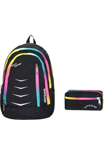 Entegre 9747 İlkokul Sırt Çanta Seti 2'li Siyah