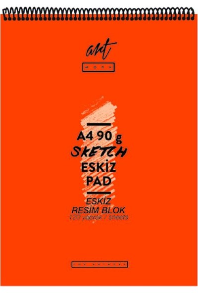 Artwork 120 Yaprak 90 gr Eskiz Çizim Defteri A4 Artwork 120 Yaprak 90 gr Eskiz Çizim Defteri A4