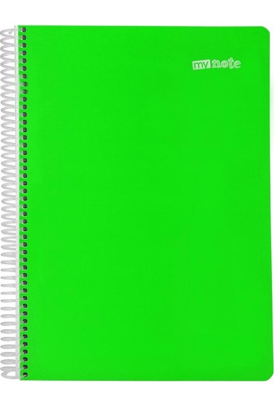 Mynote Neon Pp A4 100 Yaprak Çizgili Yeşil Renk Mynote Neon Pp A4 100 Yaprak Çizgili Yeşil Renk