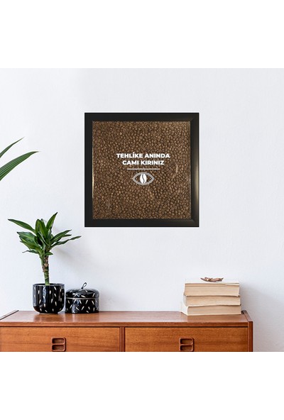 Taft Coffee Co. Çekirdek Kahve Tablosu 34 x 34 cm