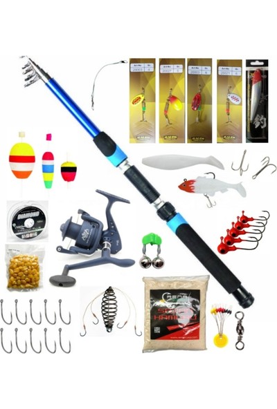 Albastar Tam Takım Kıyı Olta Seti