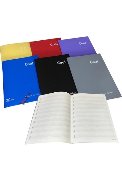 Keskin Color Cool A4 40 Yaprak Plastik Kapak Kareli Müzik Defteri Keskin Color Cool A4 40 Yaprak Plastik Kapak Kareli Müzik Defteri