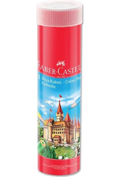 Faber-Castell Metal Tüpte Tam Boy Kuru Boya Kalemi 24 Renk