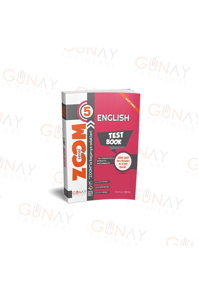 Günay Yayınları 5.Sınıf Zoom Serisi İngilizce Soru Bankası