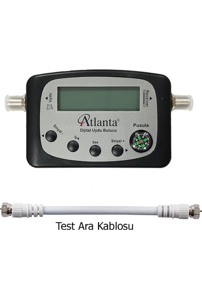 Atlanta ASF-2030 Dijital Uydu Yön Bulucu + Test Ara Kablosu Atlanta ASF-2030 Dijital Uydu Yön Bulucu + Test Ara Kablosu