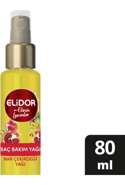 Elidor Gün Boyu Hacimli Saçlar Nar Çekirdeği Yağı Özlü Saç Bakım Yağı By Elvin Levinler 80 Ml Elidor Gün Boyu Hacimli Saçlar Nar Çekirdeği Yağı Özlü Saç Bakım Yağı By Elvin Levinler 80 Ml