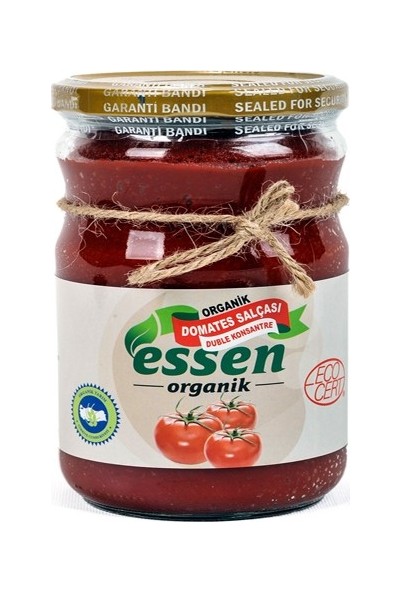 Essen Organik Domates Salçası 660 gr Essen Organik Domates Salçası 660 gr